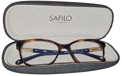 SAFILO EMOZIONI EM 4049 St Havana Brown SX7 135 EYEGLASSES FRAMES Italy ...
