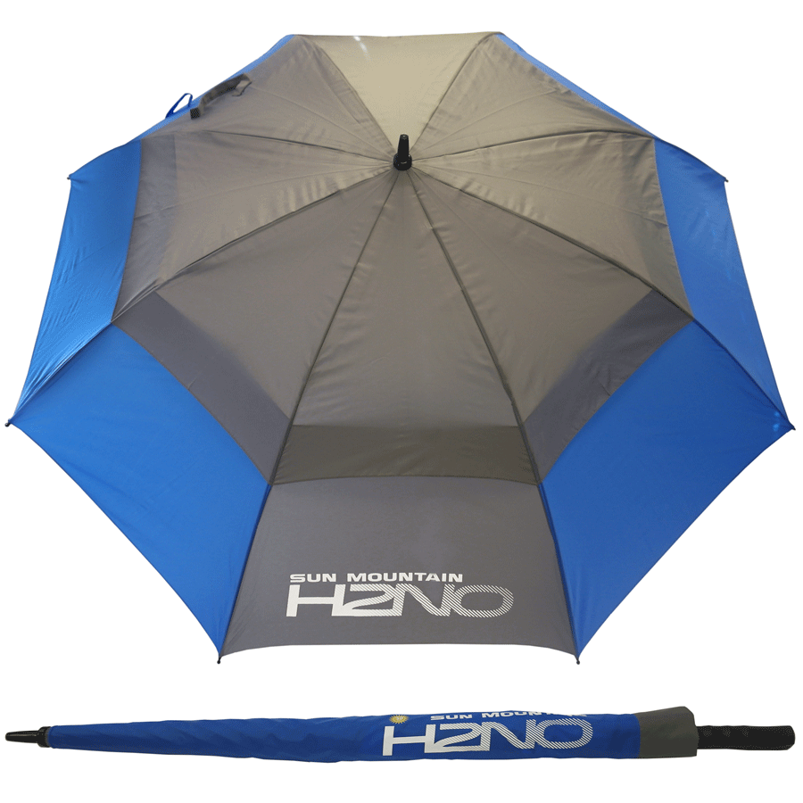 SUN MOUNTAIN H2NO 68" VENTED GOLF UMBRELLA / AUTO OPEN / WIND RESISTANT ...