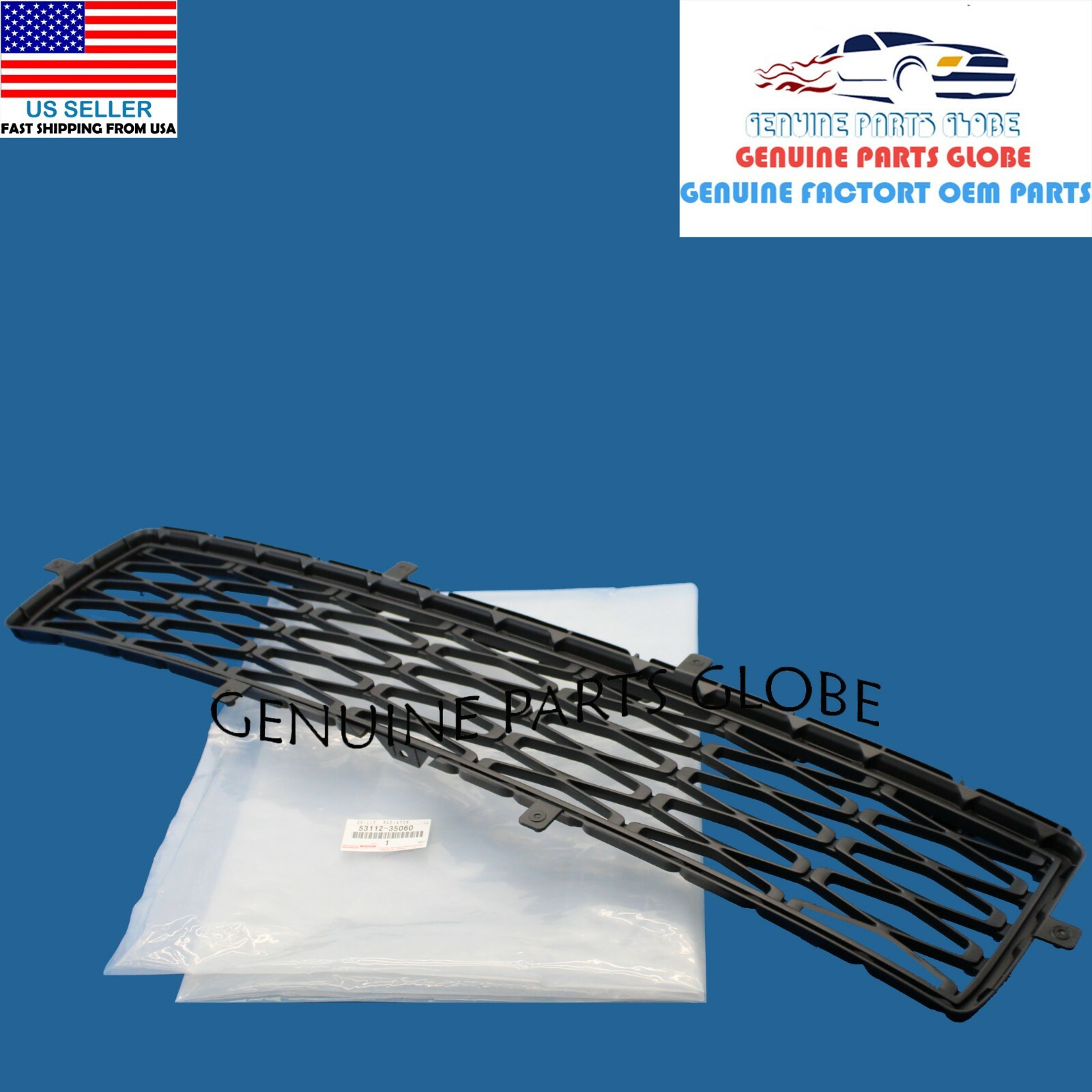 GENUINE OEM TOYOTA 14-20 4RUNNER FRONT LOWER BUMPER RADIATOR GRILLE ...