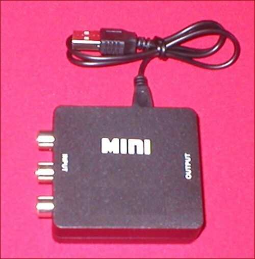 RCA AV HDTV TV Adapter Converter for Commodore 64 C64 128 & VIC-20 ...