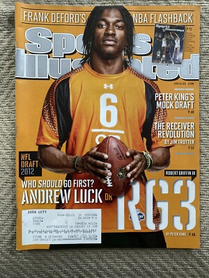 Sports Illustrated RG3, Luck NFL Draft April 23, 2012 | eBay
