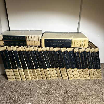 VTG 1964 The World Book Encyclopedia Vol. 1-20 A-Z Complete + 2 ...