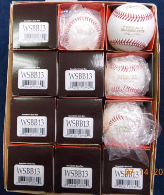 2013 MLB WORLD SERIES OFFICIAL RAWLINGS BASEBALL.......BOX OF 12 | eBay