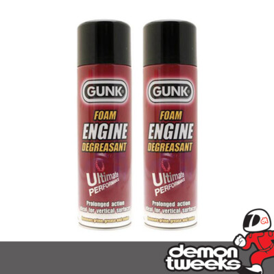 Gunk Degreaser Engine Cleaner Foam, 2 x 500ml Aerosols | eBay