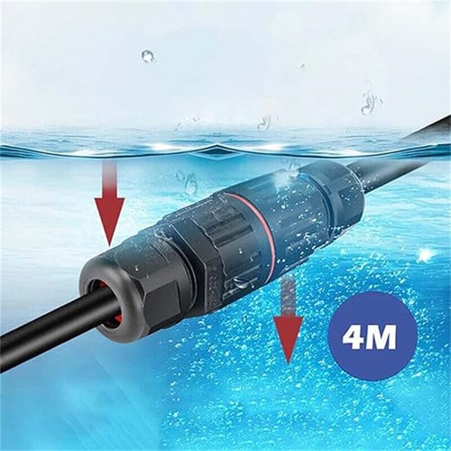 Pack of 5 Waterproof Terminal Strip for Outdoor Use, Cable Connection ...
