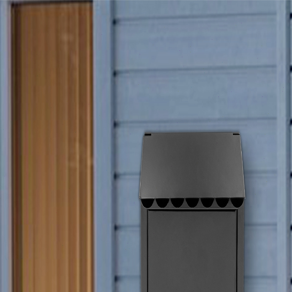 Modern Outdoor Waterproof Extra Large Drop Box Wall Mounted Mailbox ...