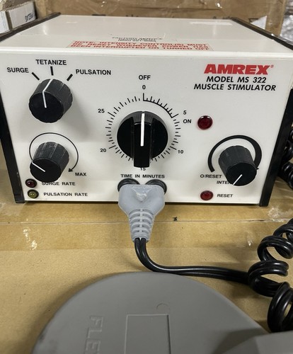 Amrex MS 322 Low Volt AC Muscle Stimulator Unit Tested Working Great ...