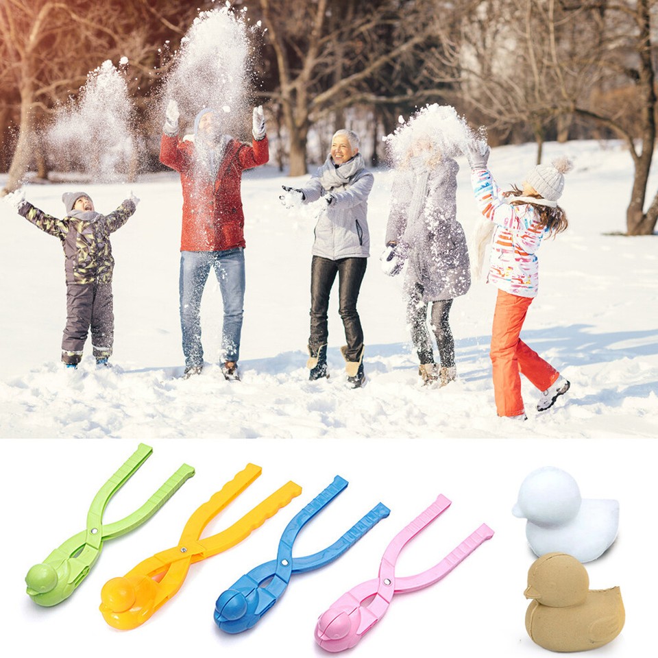 Cartoon Duck Snow Ball Maker Clip with Handle Press Snow Clip for ...