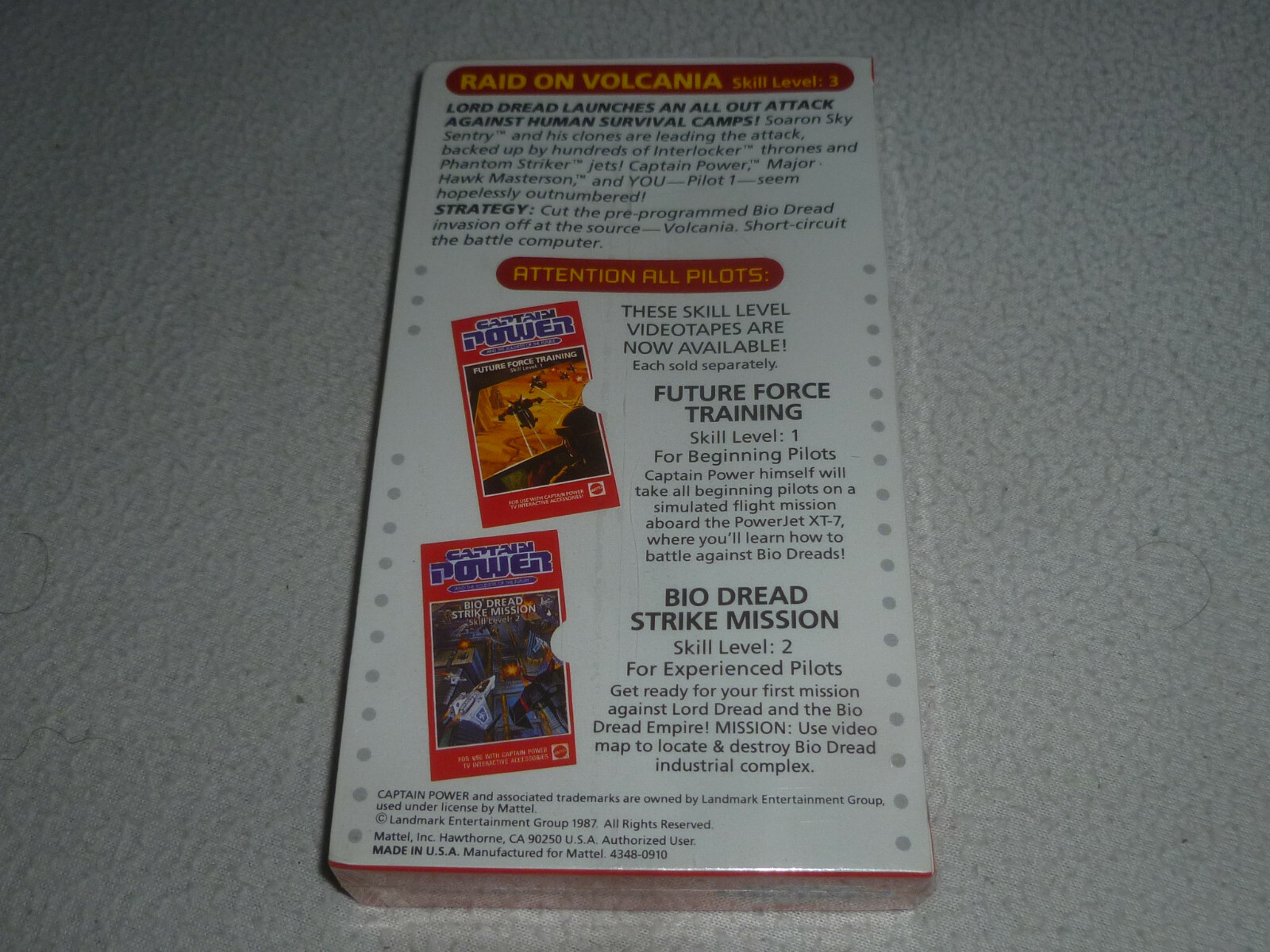 NEW SEALED CAPTAIN POWER AND THE SOLDIERS OF THE FUTURE RAID ON ...