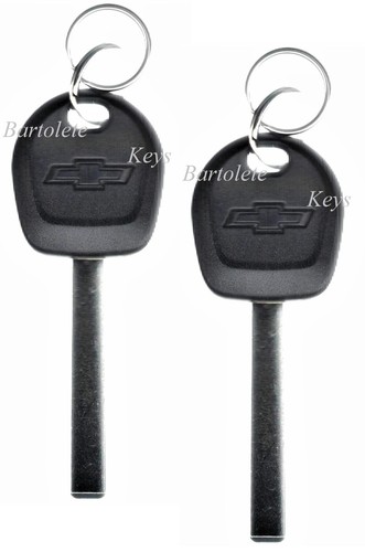 2 OEM Car Key Blank Fit Chevrolet Impala Malibu Caprice Trax Spark ...