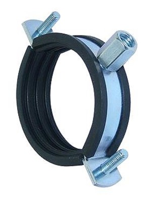 10" 250mm Suspension Support Split Clip Bracket RubberLiner Spiral ...