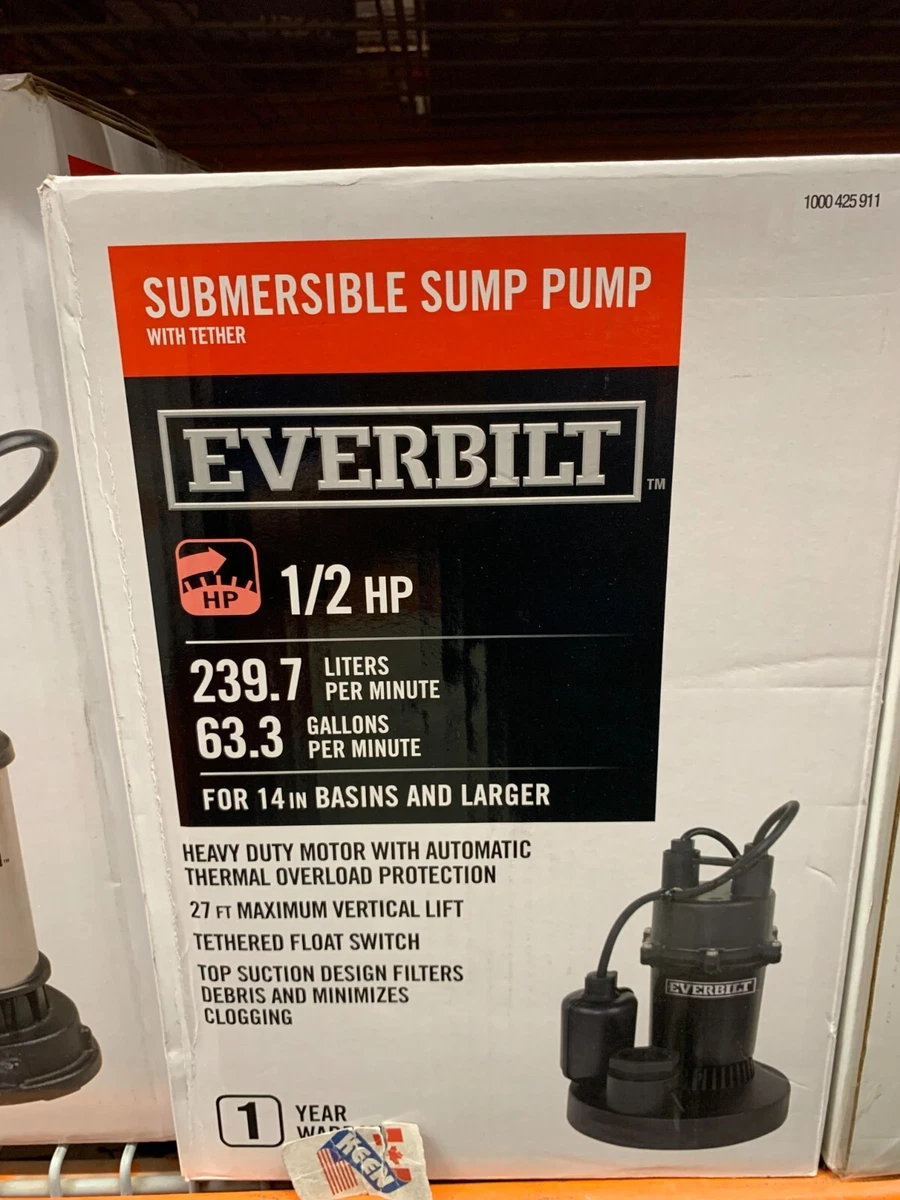 Mastercraft Sump Pump With Vertical Switch Video Review By, 59% OFF