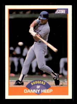 1989 Baseball 1989 Score Danny Heep Los Angeles Dodgers #343 1 | eBay