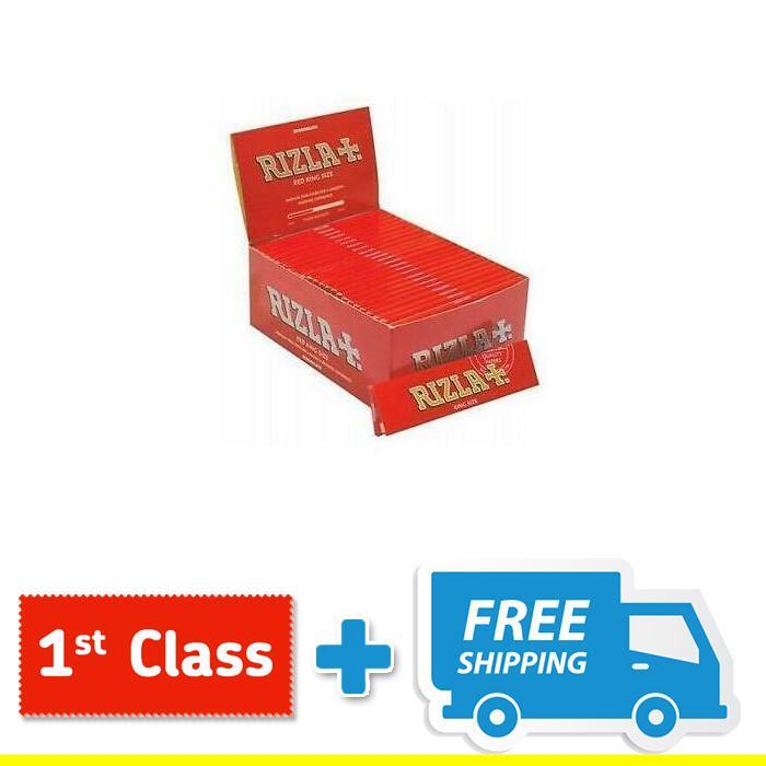 10 BOOKLETS RIZLA RED KING SIZE SLIM EXCLUSIVE SMOKING PAPERS | eBay