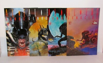 Aliens Genocide 4 Book Series Dark Horse Comics 1991 Great Artwork ...