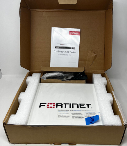 Fortinet FortiSwitch FS-224E-POE 24-Port Network Switch New Open Box ...