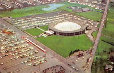 Cuyahoga Falls Ohio Cathedral Of Tomorrow Birdseye View Vintage ...