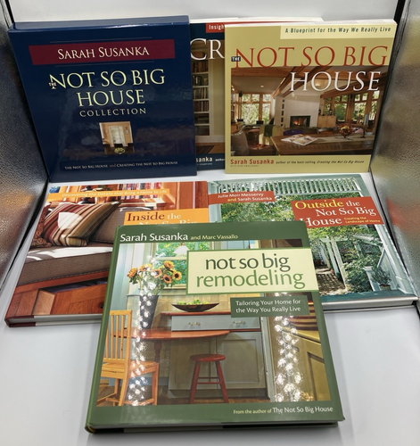 Lot of 5 The Not So Big House Design Books Outside Inside Susanka ...