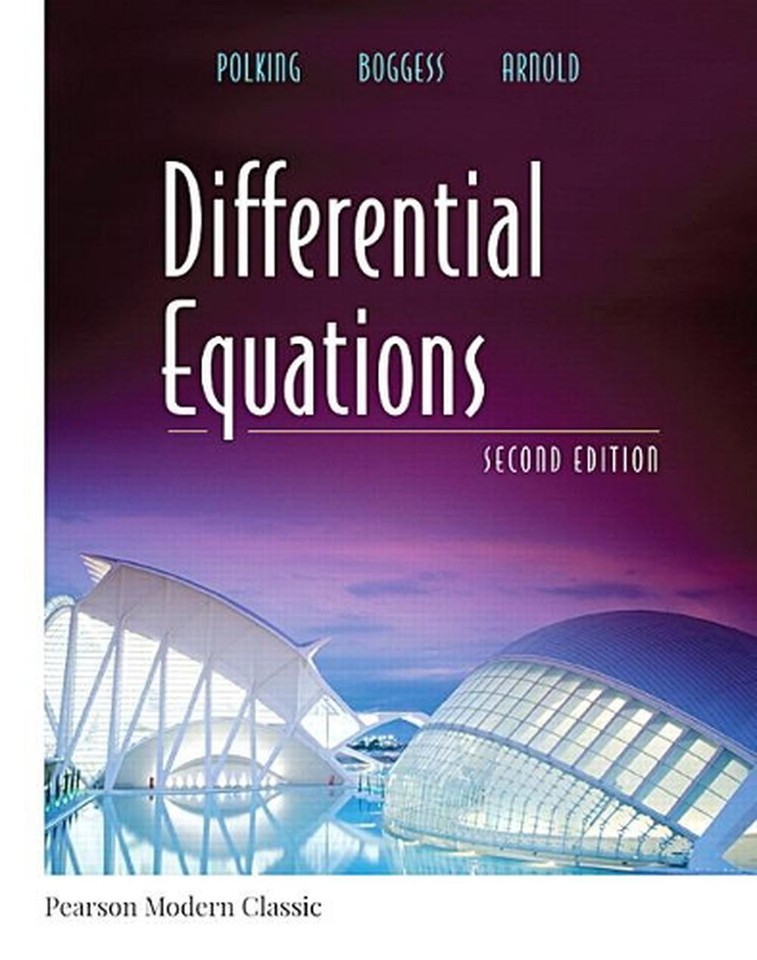 Differential Equations (Classic Version) by John Polking (English ...