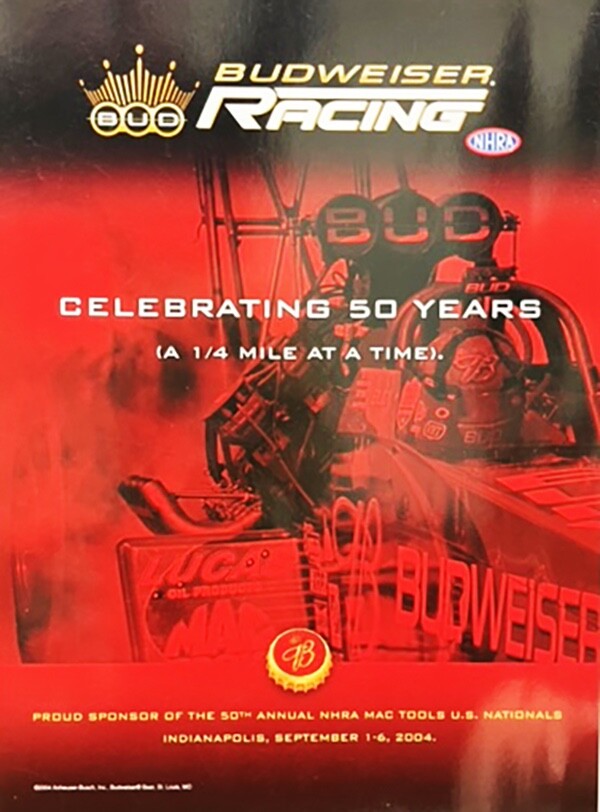 VRHTF "VINTAGE COOL 2004 NHRA US NATIONAL 50 YEARS OF THE US NATIONALS ...