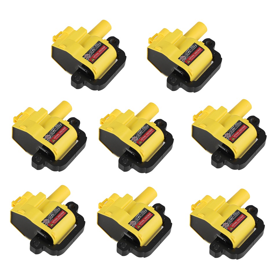 8 Pack High Performance Ignition Coil Set For Chevy GMC LS1 LS6 D580 ...