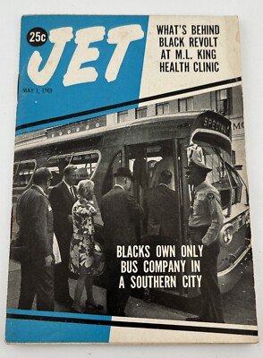 Jet Magazine May 1, 1969 Blacks Own Only Bus Company In Southern City ...