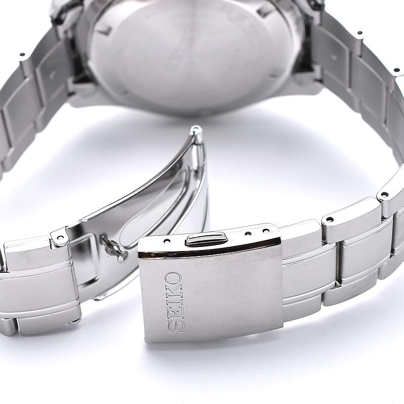 Seiko Spirit Chronograph Blue Dial Stainless Steel Men's Watch SBTR011 ...