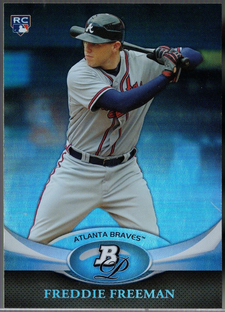 2011 Bowman Platinum Baseball #57 Freddie Freeman Rookie Card RC | eBay