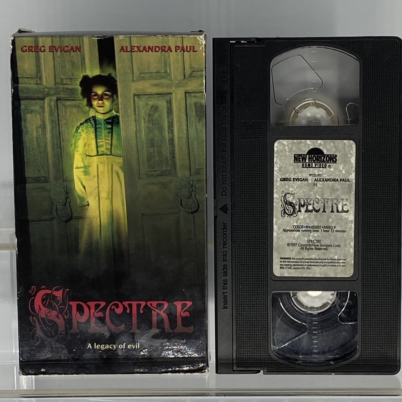 SPECTRE A Legacy of Evil VHS 1997 Horror Thriller Greg Evigan Alexander ...