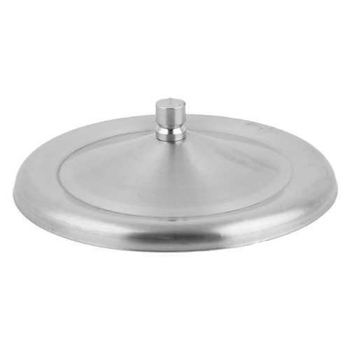 Home Stainless Steel Water Coffee Tea Cup Lid Cover Cap Silver Tone ...