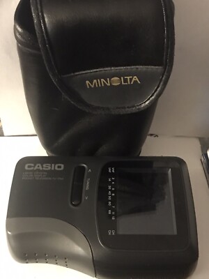 CASIO TV-1750B LIQUID CRYSTAL COLOR DISPLAY POCKET TELEVISION 2.5 ...