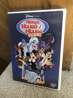 Disney Mickey's House of Mouse Villains DVD 2002 Halloween Cartoon Kids ...