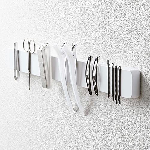 Yamazaki Magnet & Wall Knife Holder W350mm White Tower Silicone surface ...