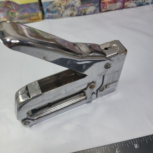 Vintage Swingline #800 Heavy Duty Tacker Stapler - Staple Gun Powerful ...