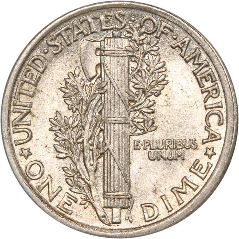 1916-P Mercury Dime - Split Bands Great Deals From The Executive Coin Company | eBay