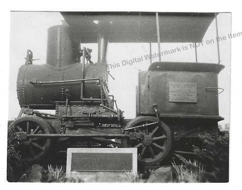 Vintage 1937 Photo The Oregon Pony Steam Locomotive w Plaque Ontario OR ...