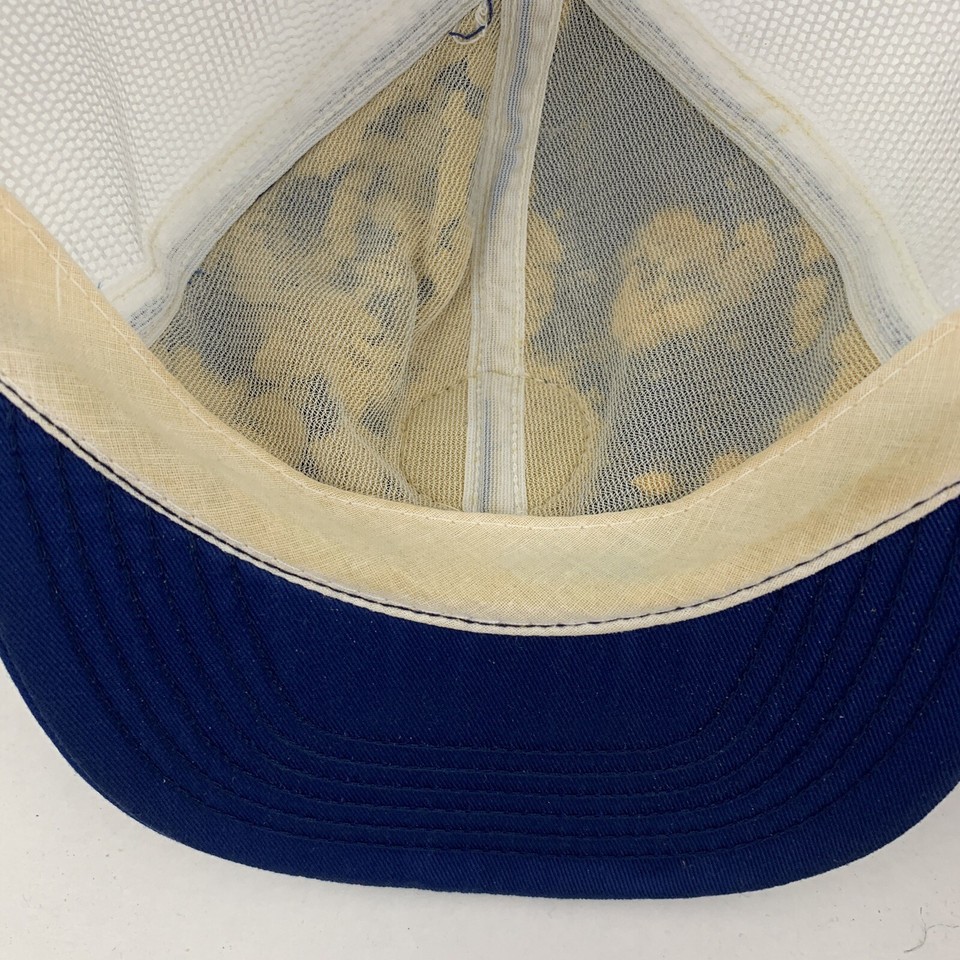 Vtg GE General Electric Patch Hat 2-Tone Mesh USA Snap Back Trucker Dad ...