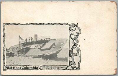 1898 PILOT BOAT COLUMBIA ANTIQUE PIONEER POSTCARD | eBay