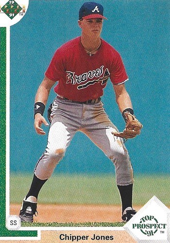 1991 Upper Deck - Top Prospect #55 Chipper Jones (RC) | eBay