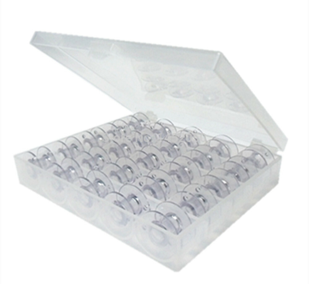 Bobbin Box, WILL HOLD 25 BOBBINS METAL OR CLEAR A PERFECT WAY TO ...