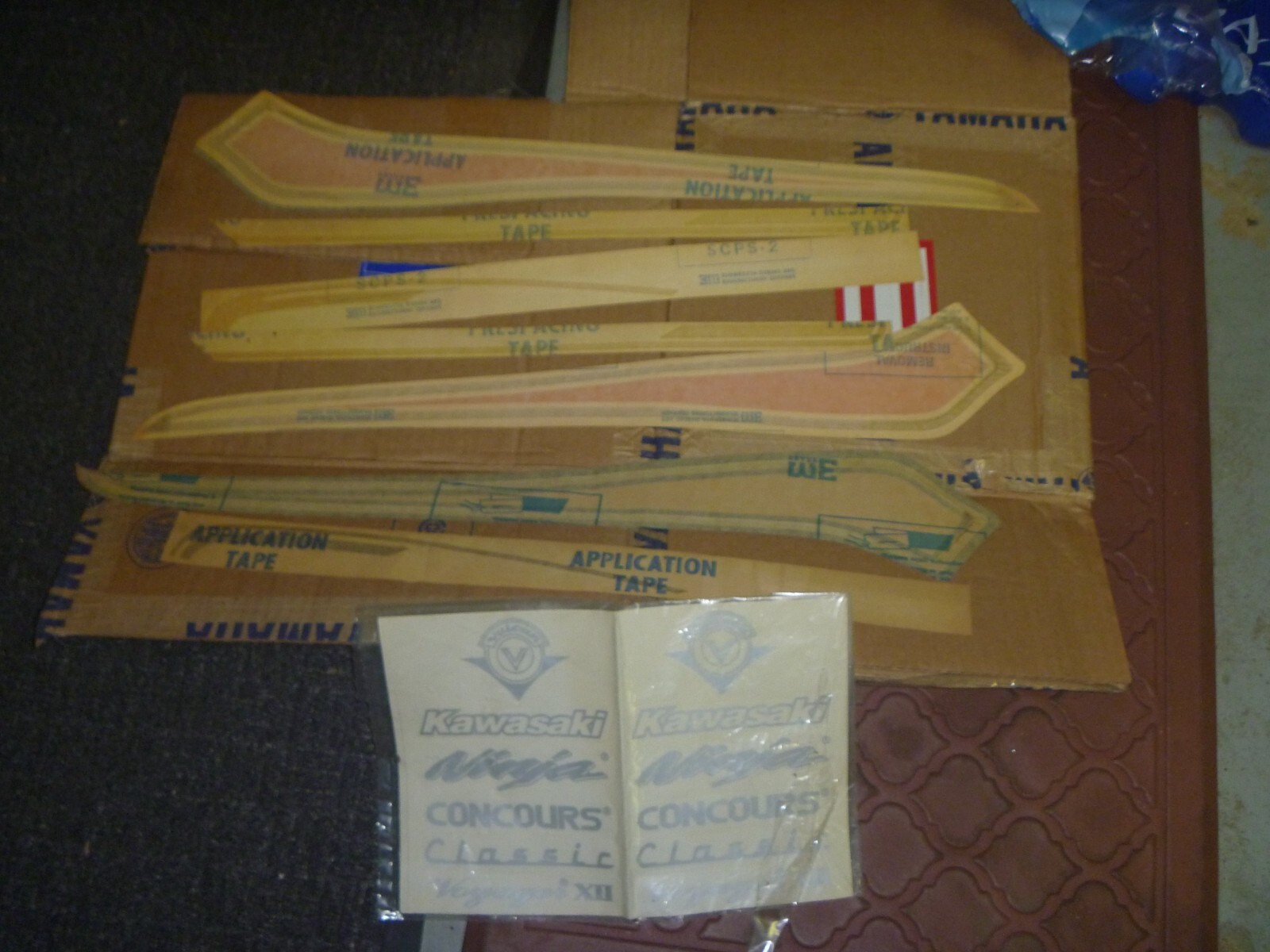 NEW NOS OEM Kawasaki Vulcan Concours Voyager 20pc Decal Mark Sticker ...