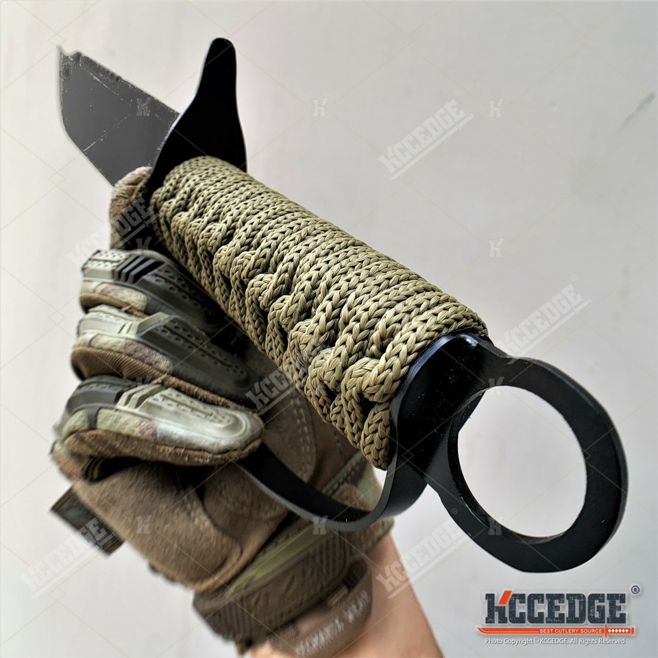 19.5" MACHETE FULL TANG FIXED BLADE SWORD BUSHCRAFT HUNTING SURVIVAL ...