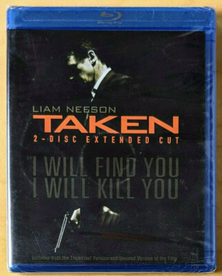 TAKEN (Blu-ray Disc, 2009, 2-Disc Set, Extended Cut; Includes Digital ...