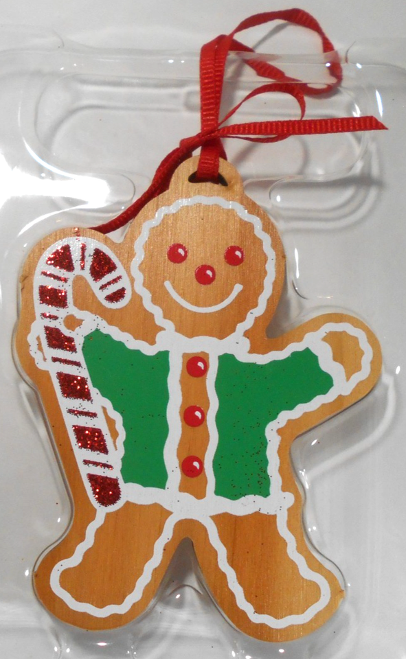 GINGERBREAD MAN Hallmark Mayor's Christmas Tree Ornament 2005 Wood ...