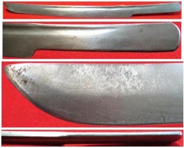 Long Blade Knife Blank Made from a Sword Blade | eBay