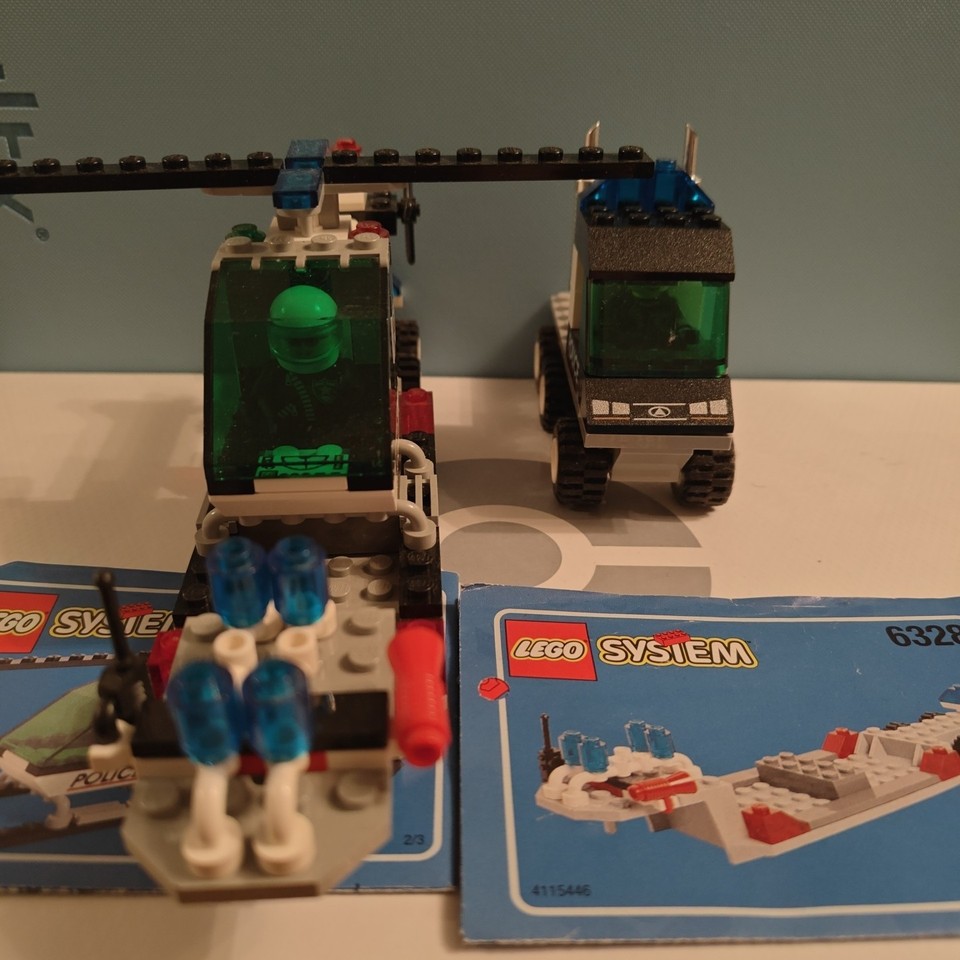 LEGO Town Police 6328 Helicopter Transport: Complete Partial ...