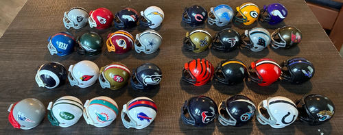 COMPLETE SET OF 32 NFL MINI HELMETS (SEE PICTURES) ~~~~~~~~~~~~~~ | eBay