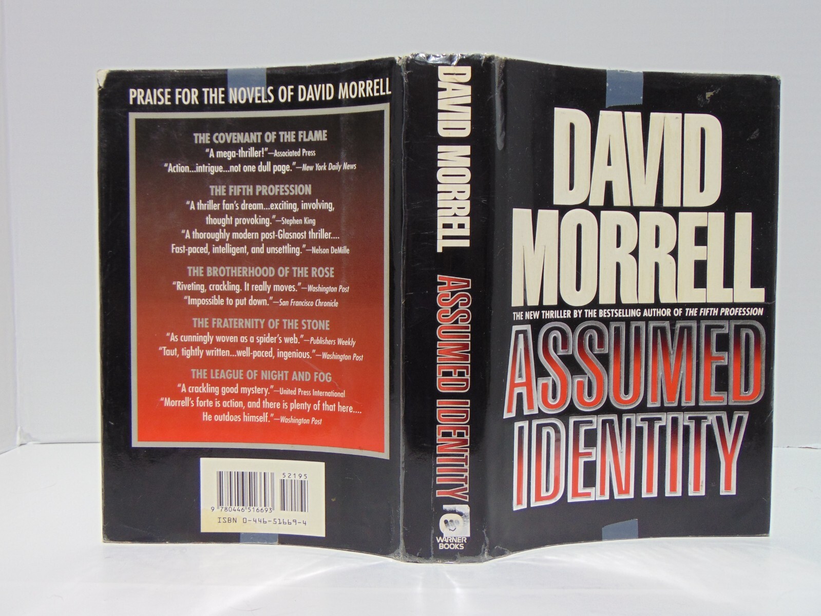 Assumed Identity by David Morrell (1993, Hardcover) 1st Edition ...