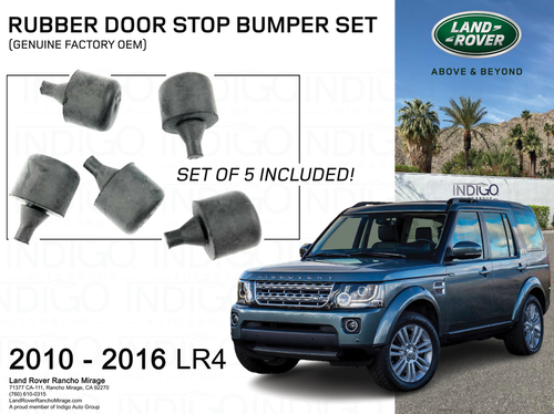 2010-2016 Land Rover LR4 Rubber Door Stop Bumper Buffers (CFM500010-LR4 ...