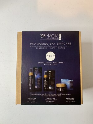 Sea Magik Pro-Ageing Spa Skincare Crystallage Spa Ritual Pack | eBay